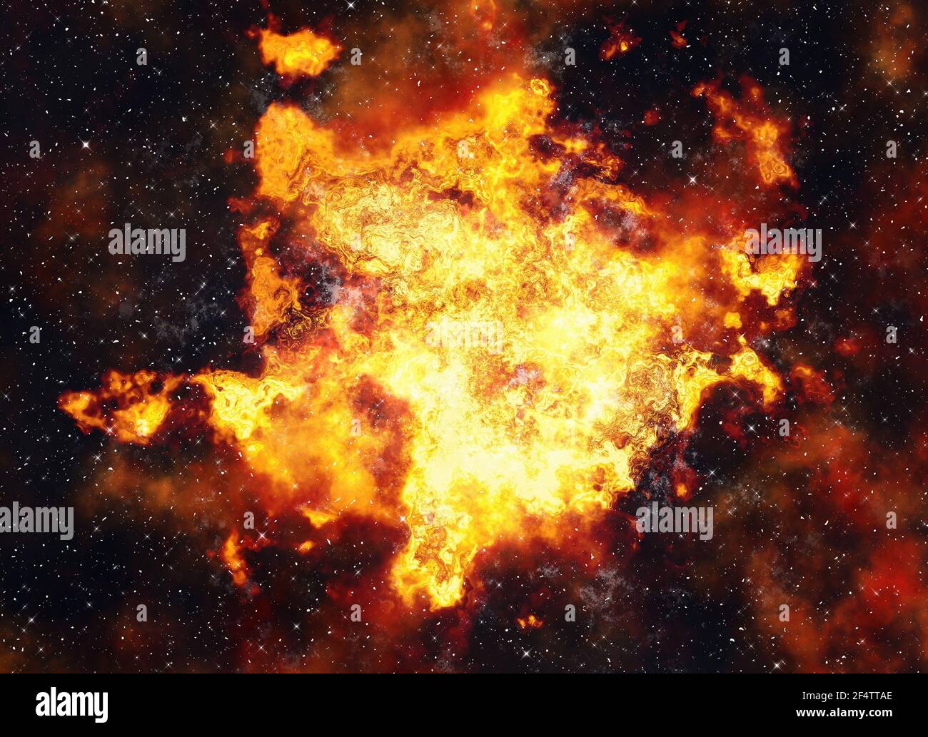 bright explosion flash on space backgrounds. fire burst Stock Photo - Alamy