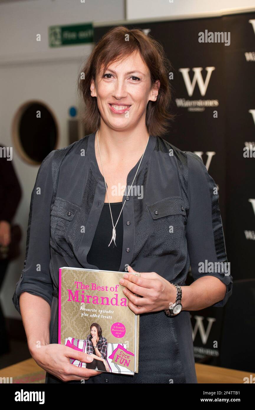 Miranda Hart book signing at Waterstones PIcadilly - London Stock Photo ...