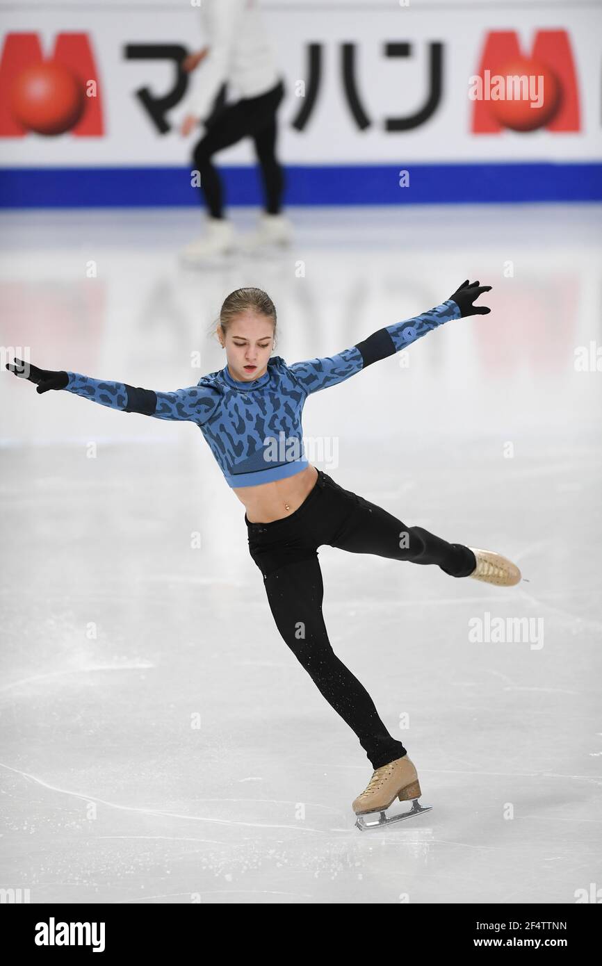 Stockholm, Sweden. 23rd Mar 2021.Alexandra TRUSOVA FSR, during Ladies ...