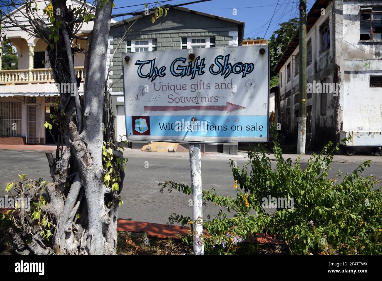 St George's Grenada The Carenage The Gift Shop Stock Photo - Alamy