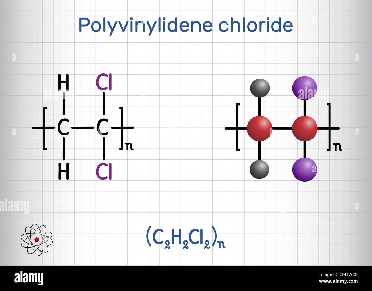 Vinylidene dichloride Stock Vector Images - Alamy