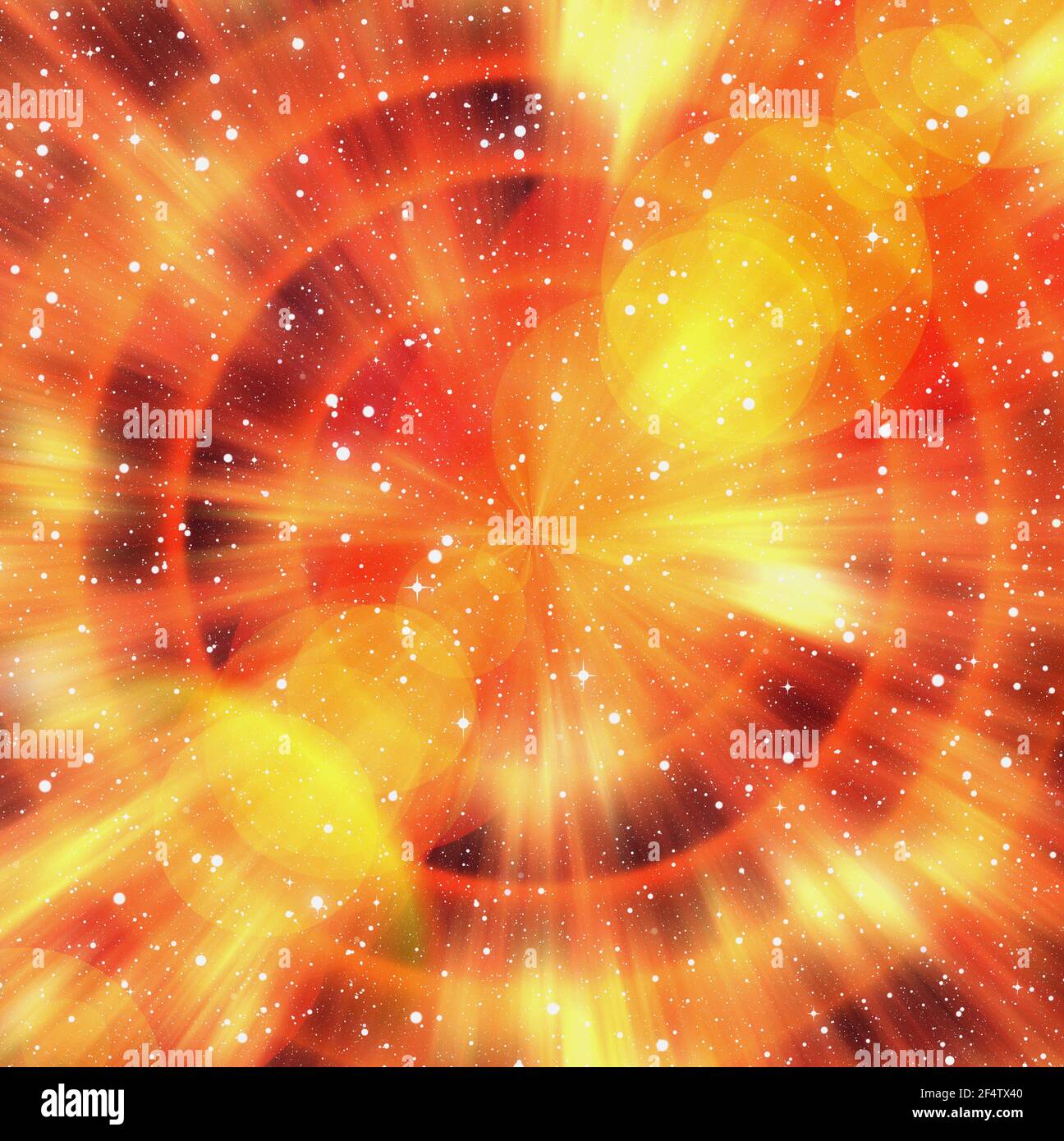 bright flash rays in cosmos stars background with flare Stock Photo - Alamy