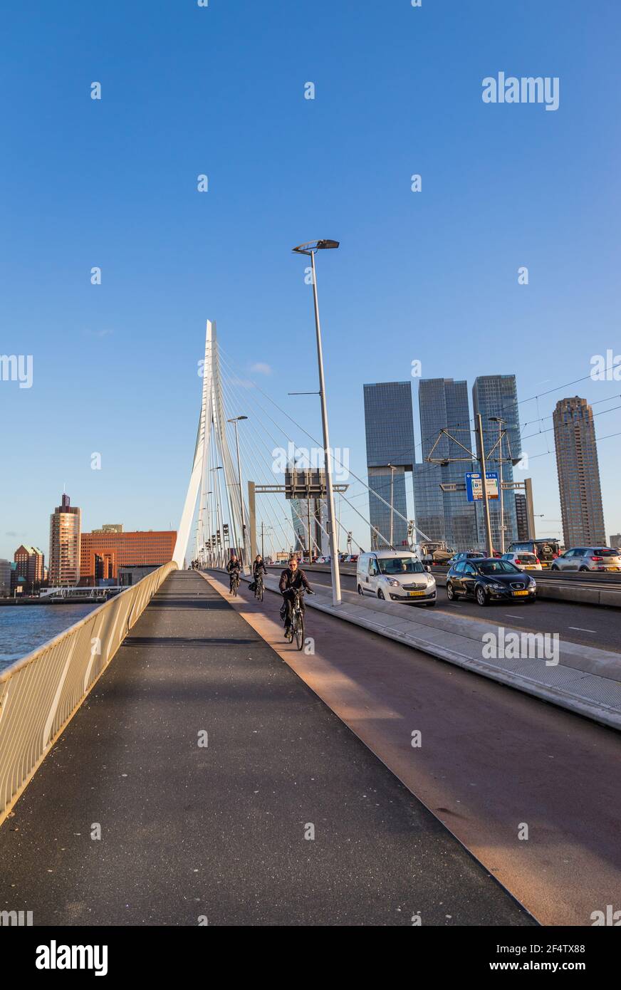 Erasmus Bridge, Rotterdam Stock Photo - Alamy