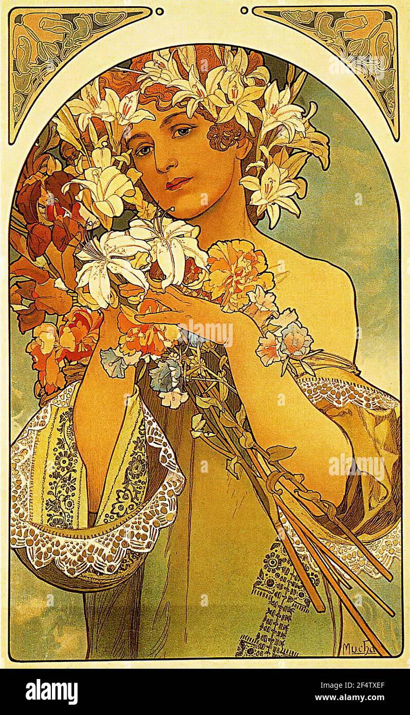 Alfons mucha 1897 hi-res stock photography and images - Alamy