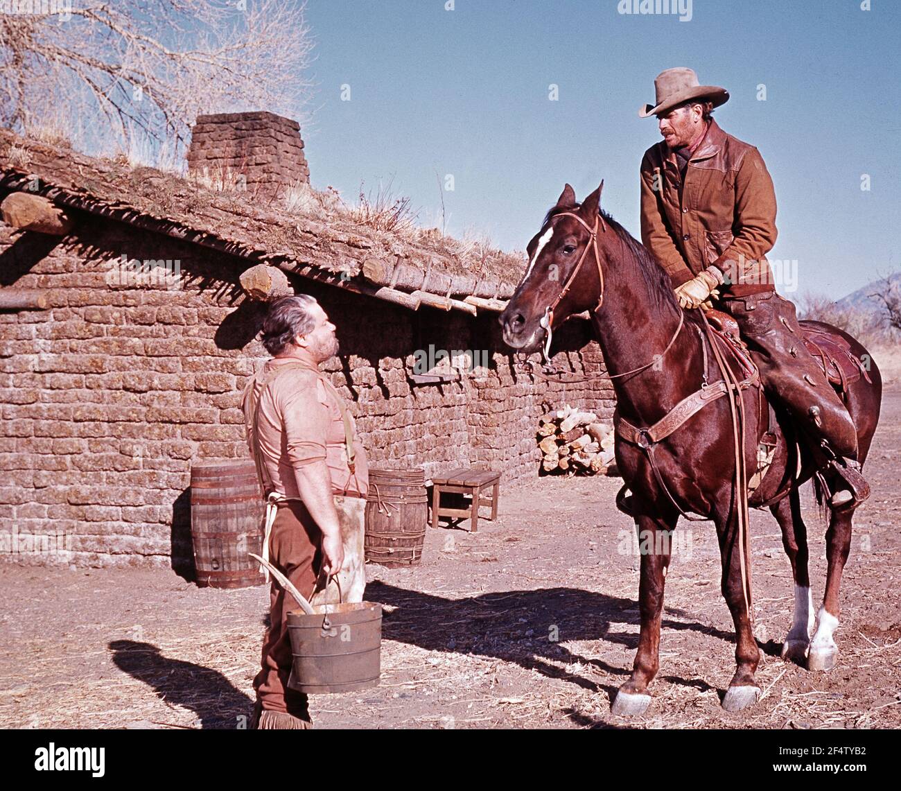CHARLTON HESTON in WILL PENNY (1968), directed by TOM GRIES. Credit ...