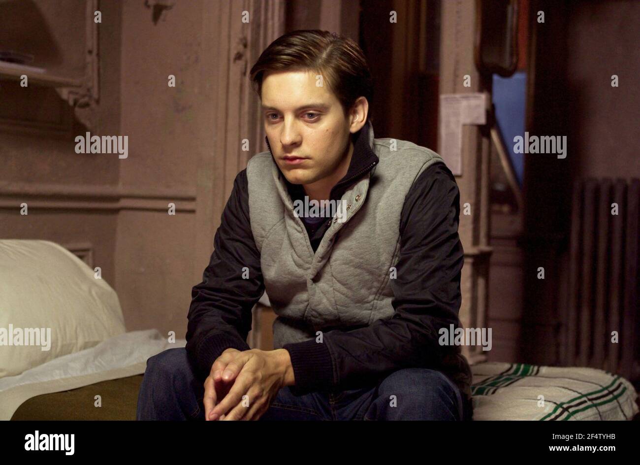 TOBEY MAGUIRE in SPIDER-MAN 2 (2004), directed by SAM RAIMI. Credit ...