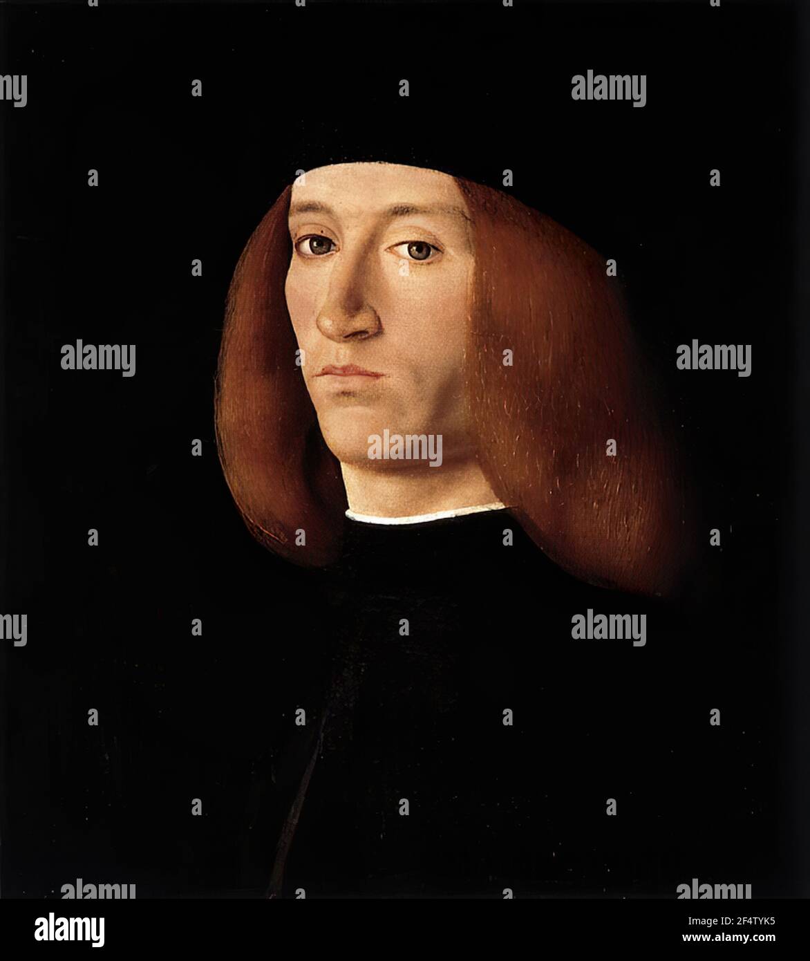 Andrea Solari - Portrait Young Man 1490 Stock Photo - Alamy