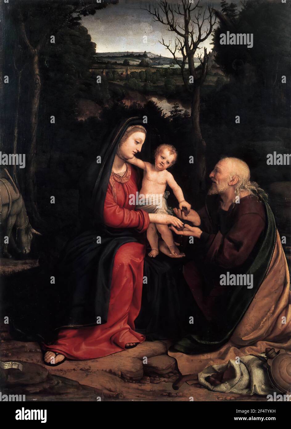 Andrea Solari - Rest During Flight Egypt 1515 Stock Photo - Alamy