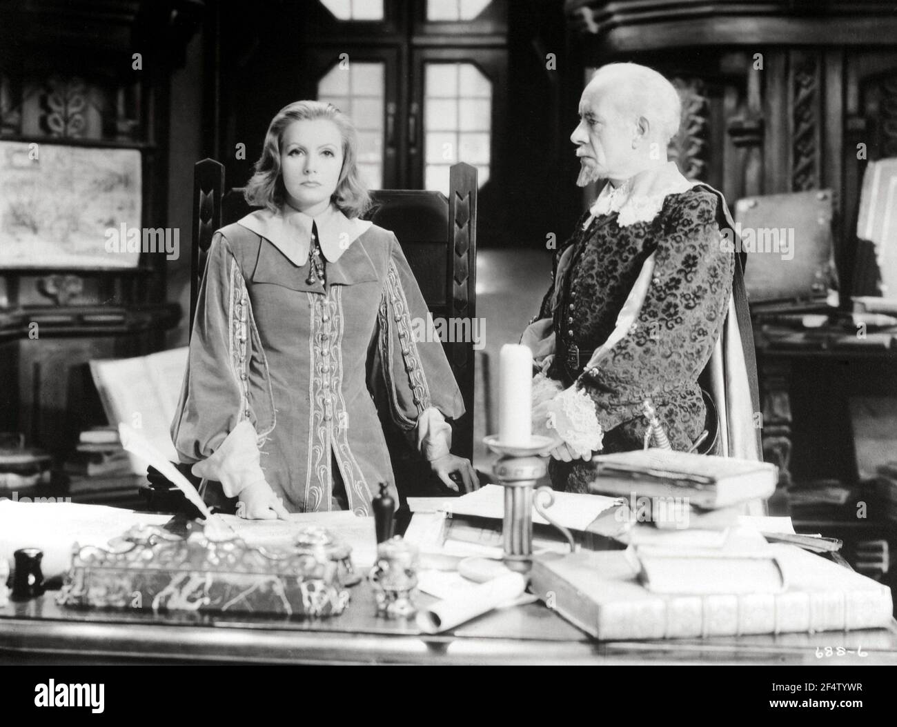 LEWIS STONE and GRETA GARBO in QUEEN CHRISTINA (1933), directed by ...