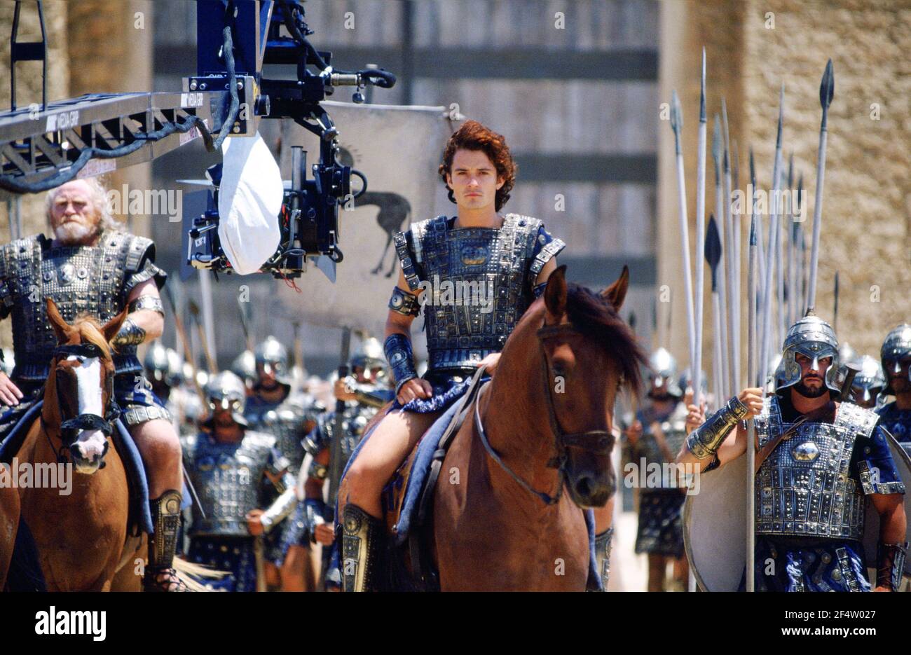 ORLANDO BLOOM in TROY (2004), directed by WOLFGANG PETERSEN. Credit ...