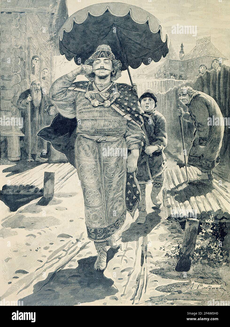 Russian epic heroes hi-res stock photography and images - Alamy