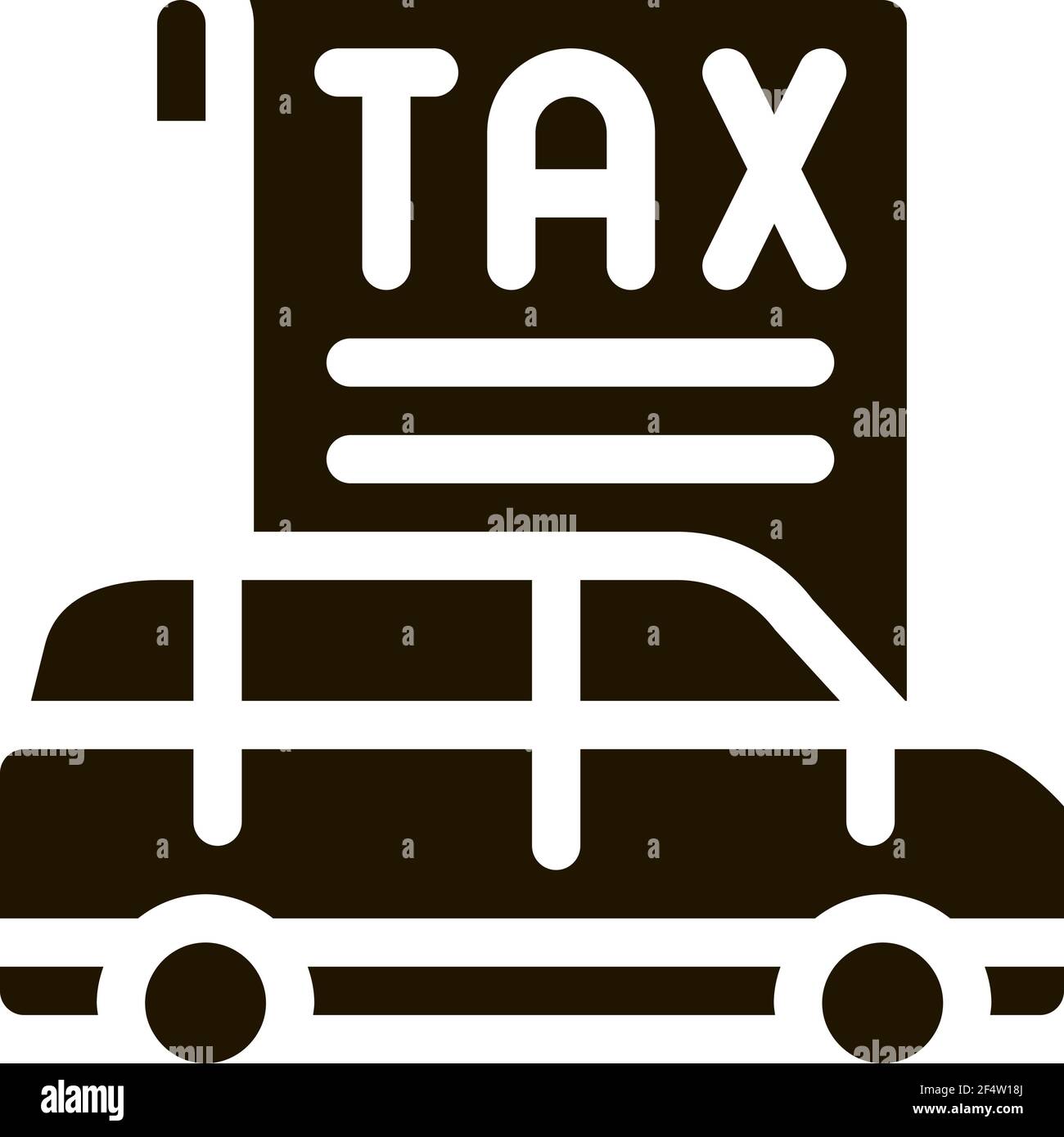 Car tax receipt icon hi-res stock photography and images - Alamy