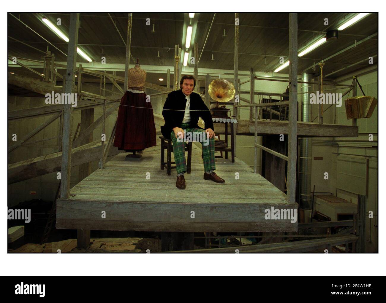 David Pountney on the set of The Greek Passion in rehearsal at the ...