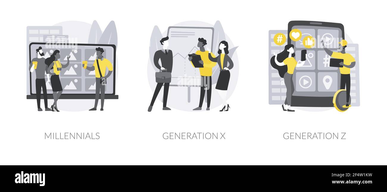 Generational change Stock Vector Images - Alamy