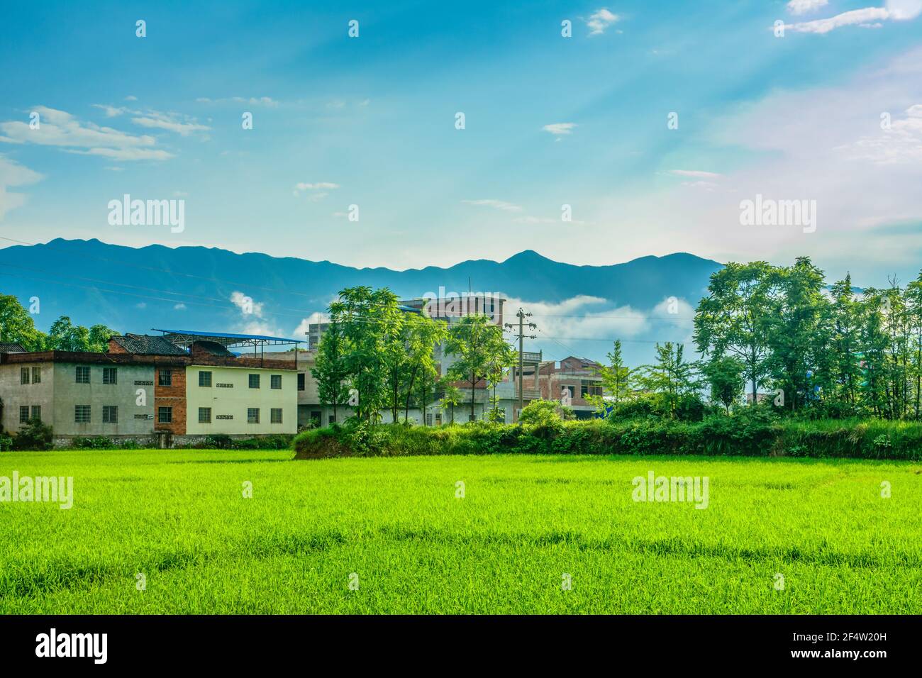 Countryside scenery in spring, Guilin, China Stock Photo - Alamy