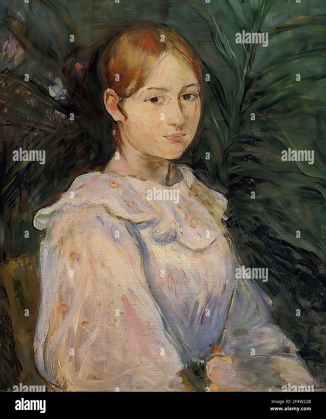 Berthe Morisot - Bust Alice Gamby 1890 Stock Photo - Alamy