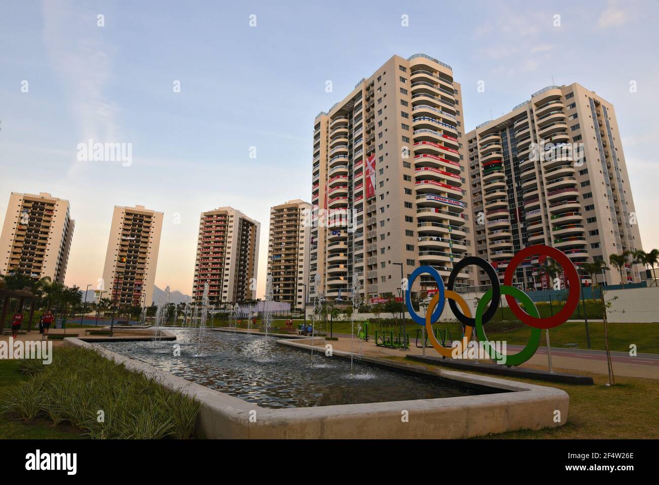2016 rio olympics athletes village hi-res stock photography and images ...