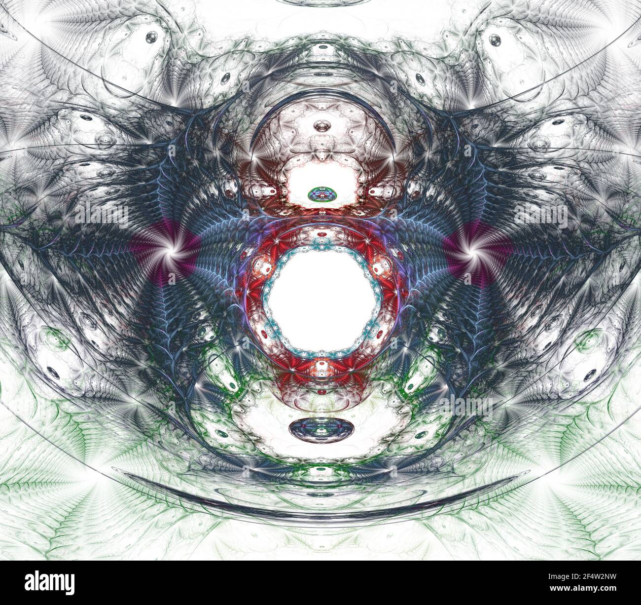 Spiral digital art. An abstract computer generated modern spiral ...