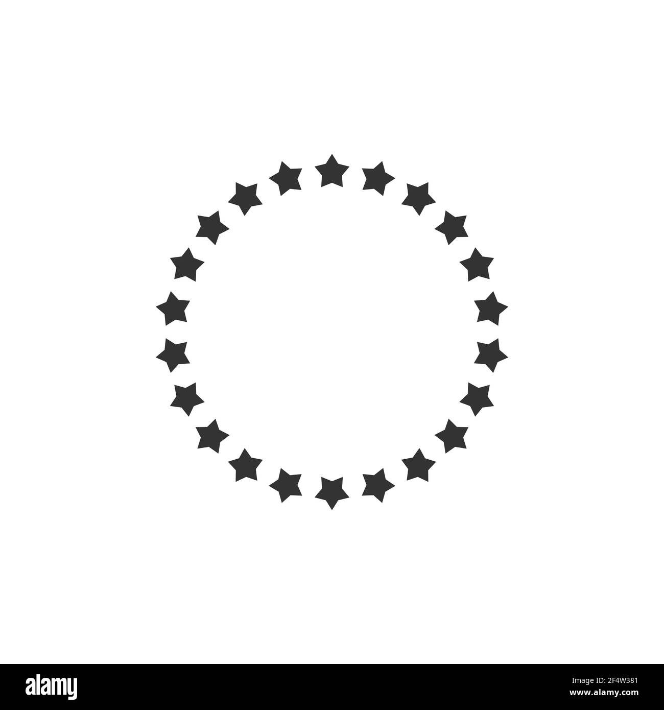 Black round label with stars. Best, award, winner prize wreath on white ...