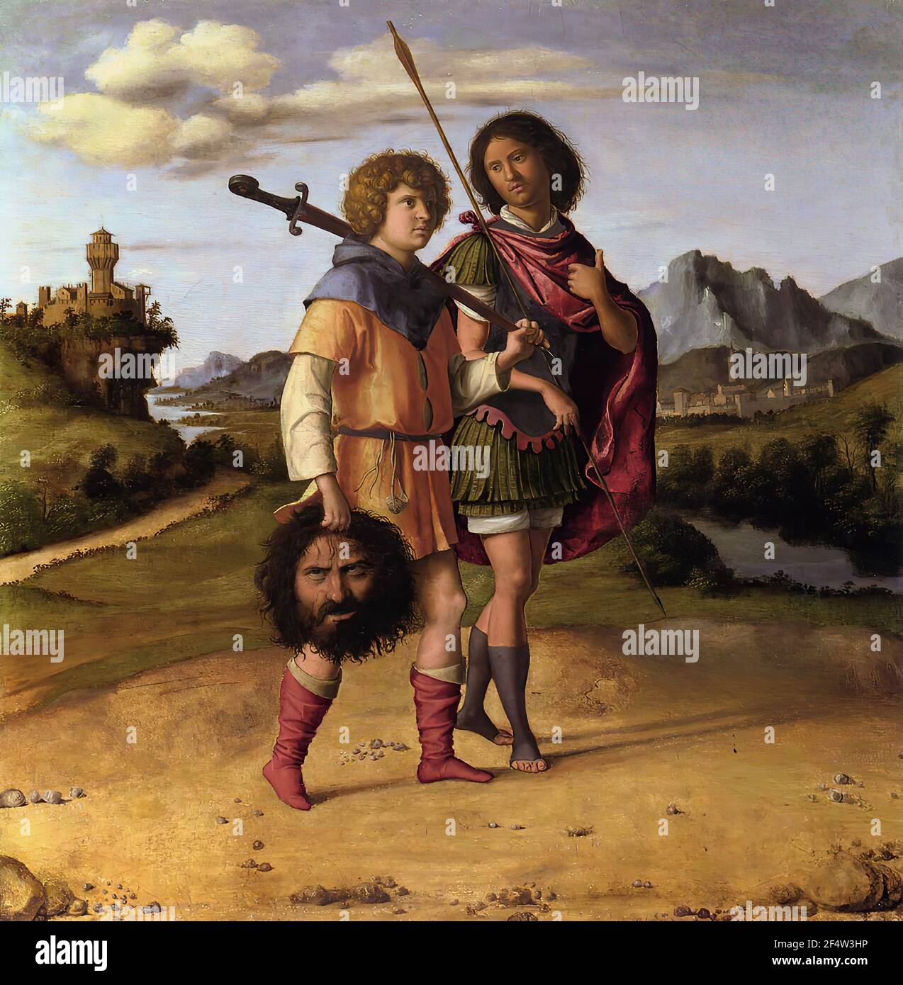 Cima Da Conegliano - Jacques-Louis David Jonathan C 1507 Stock Photo ...