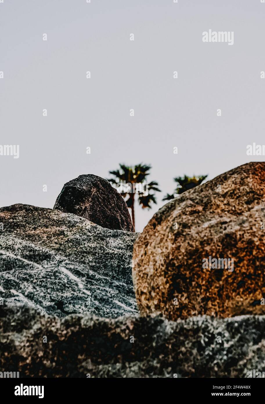 Closeup giant rocks against hi-res stock photography and images - Alamy