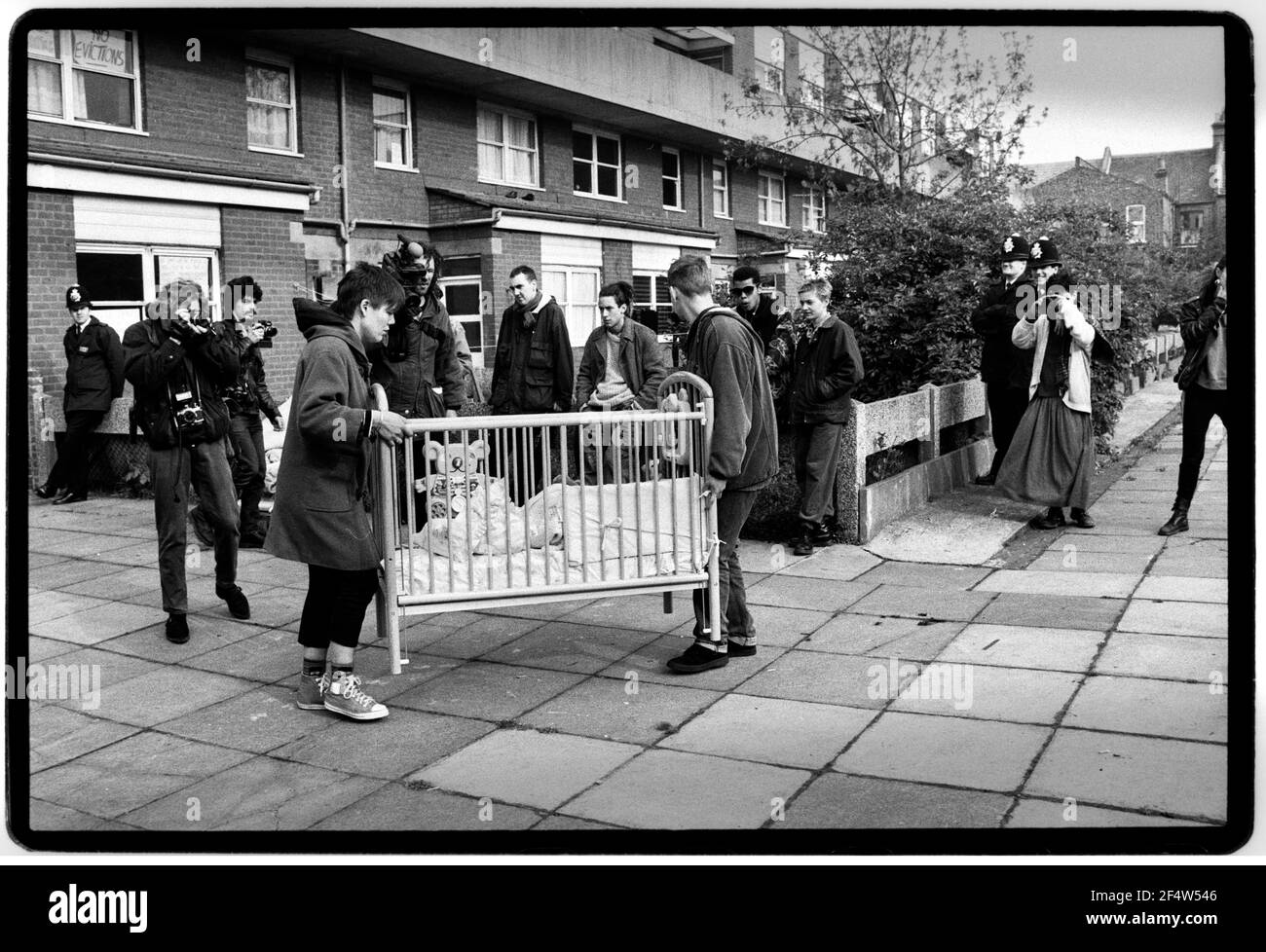 Squatters eviction Black and White Stock Photos & Images - Alamy