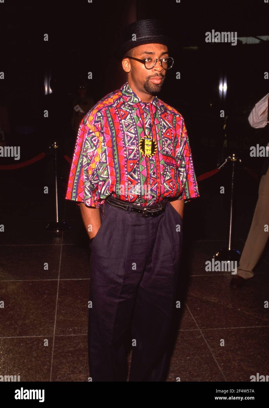 Director Spike Lee attending the premiere of 'Do The Right Thing' on ...
