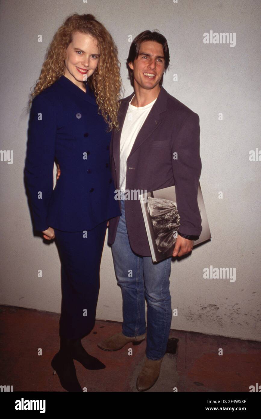 Nicole Kidman and Tom Cruise at the Herb Ritts Exhibition Opening on ...