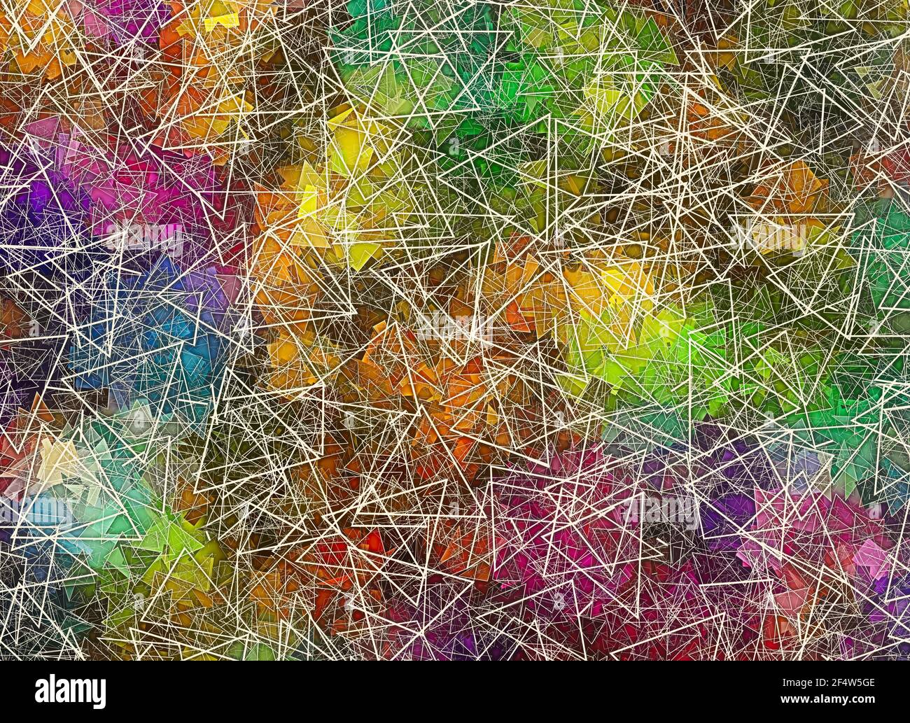 different geometrical Shapes in Chaotic Arrangement. Abstract ...