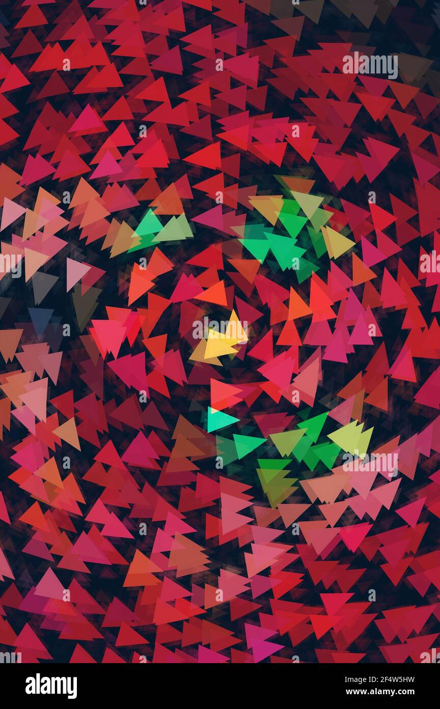 many red triangles pointer. modern technology backgrounds Stock Photo ...