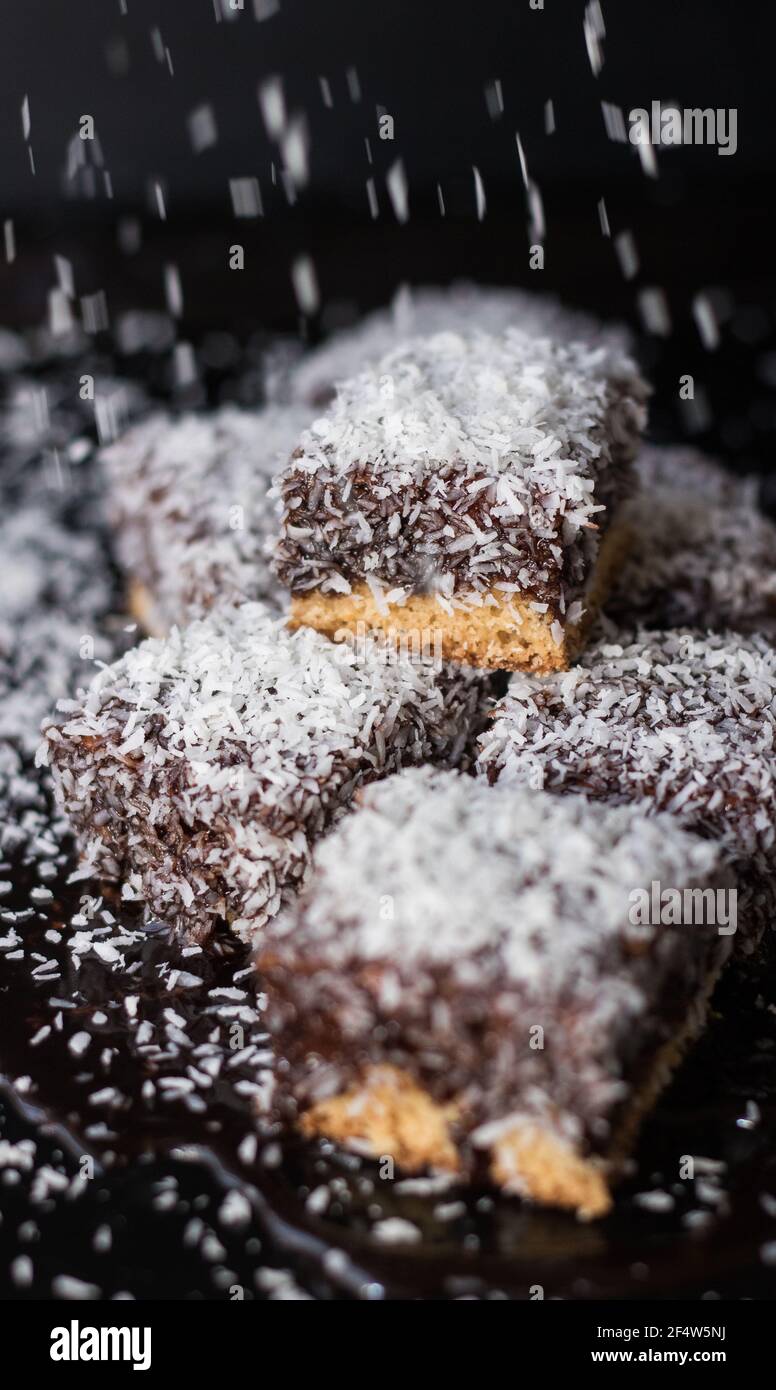 Coconut cubes hi-res stock photography and images - Alamy