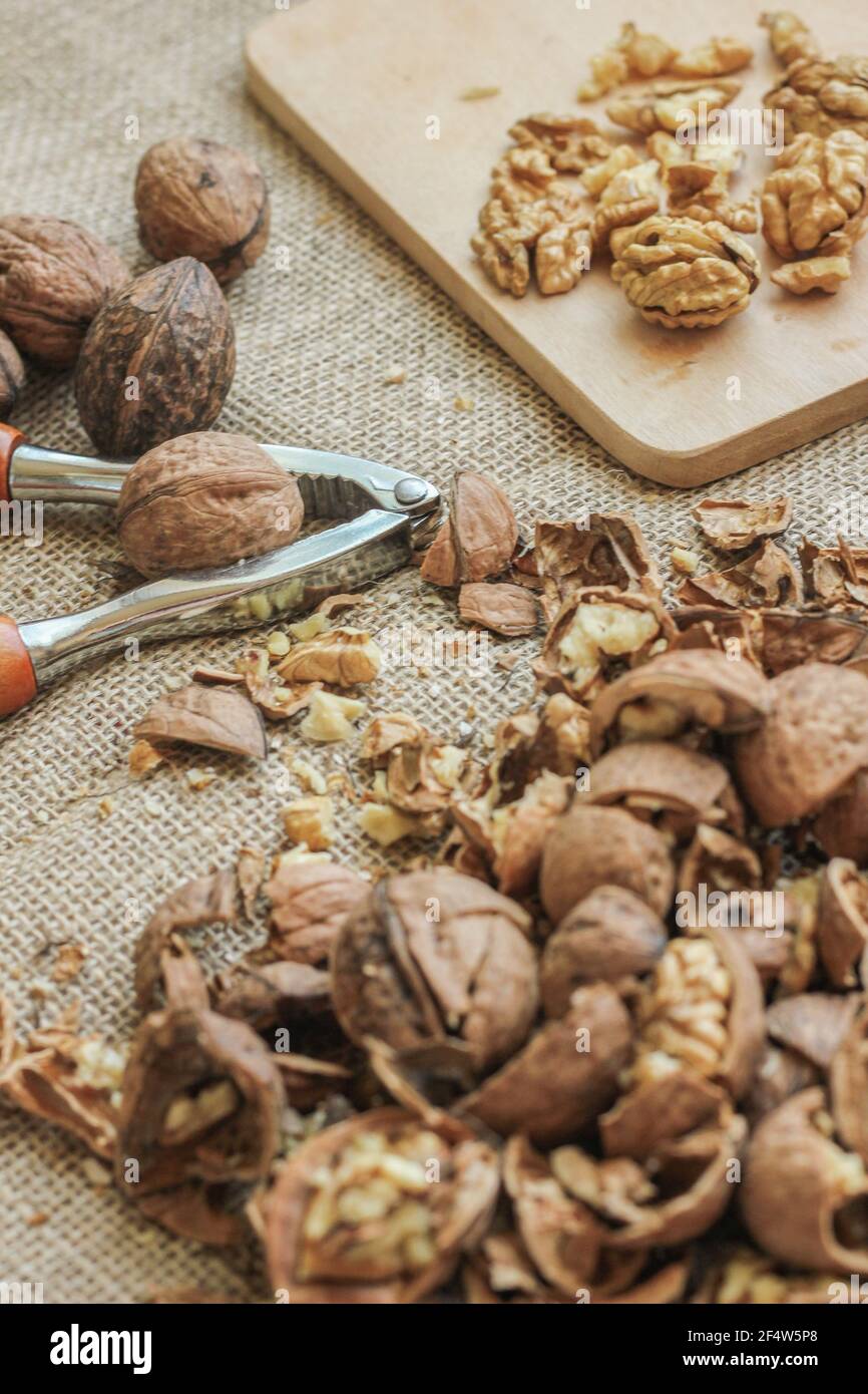 The walnut cracker Stock Photo - Alamy