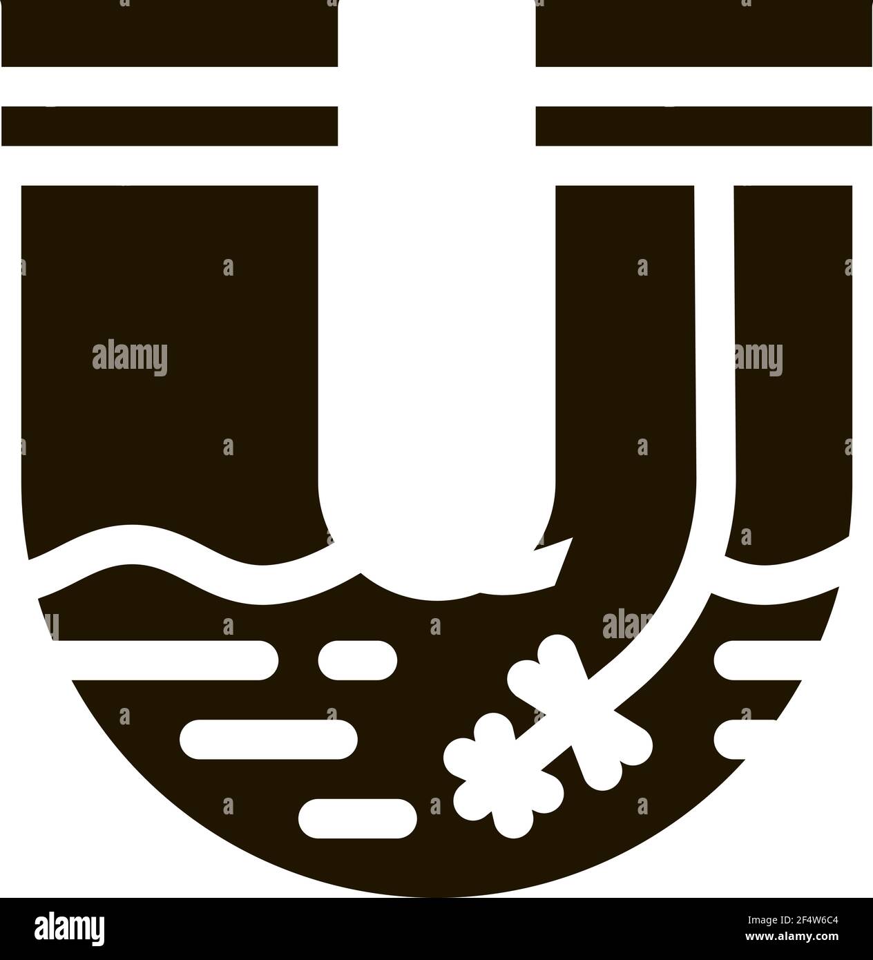 Pipe Cleaning Icon Vector Glyph Illustration Stock Vector Image & Art ...