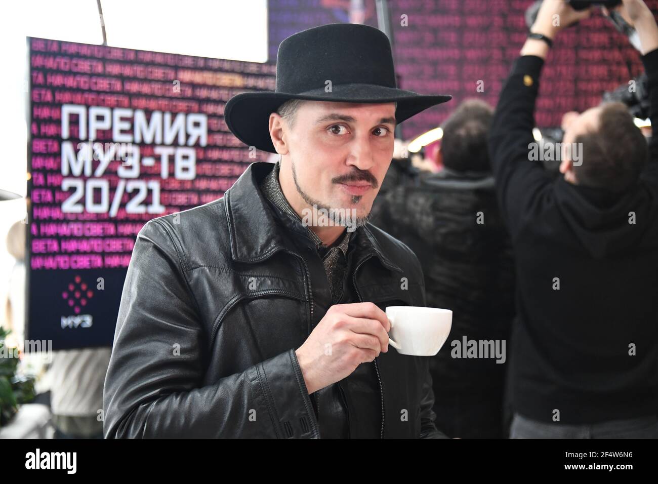 March 22, 2021. - Russia, Moscow. - 2020/21 Muz-TV Music Awards press ...