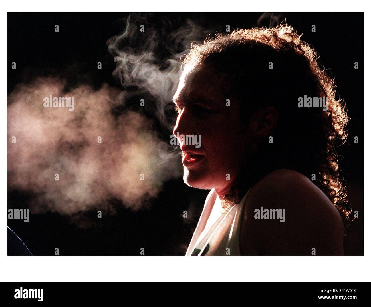 Jane Couch January 2000 World Champion Boxer steaming from exertion in ...