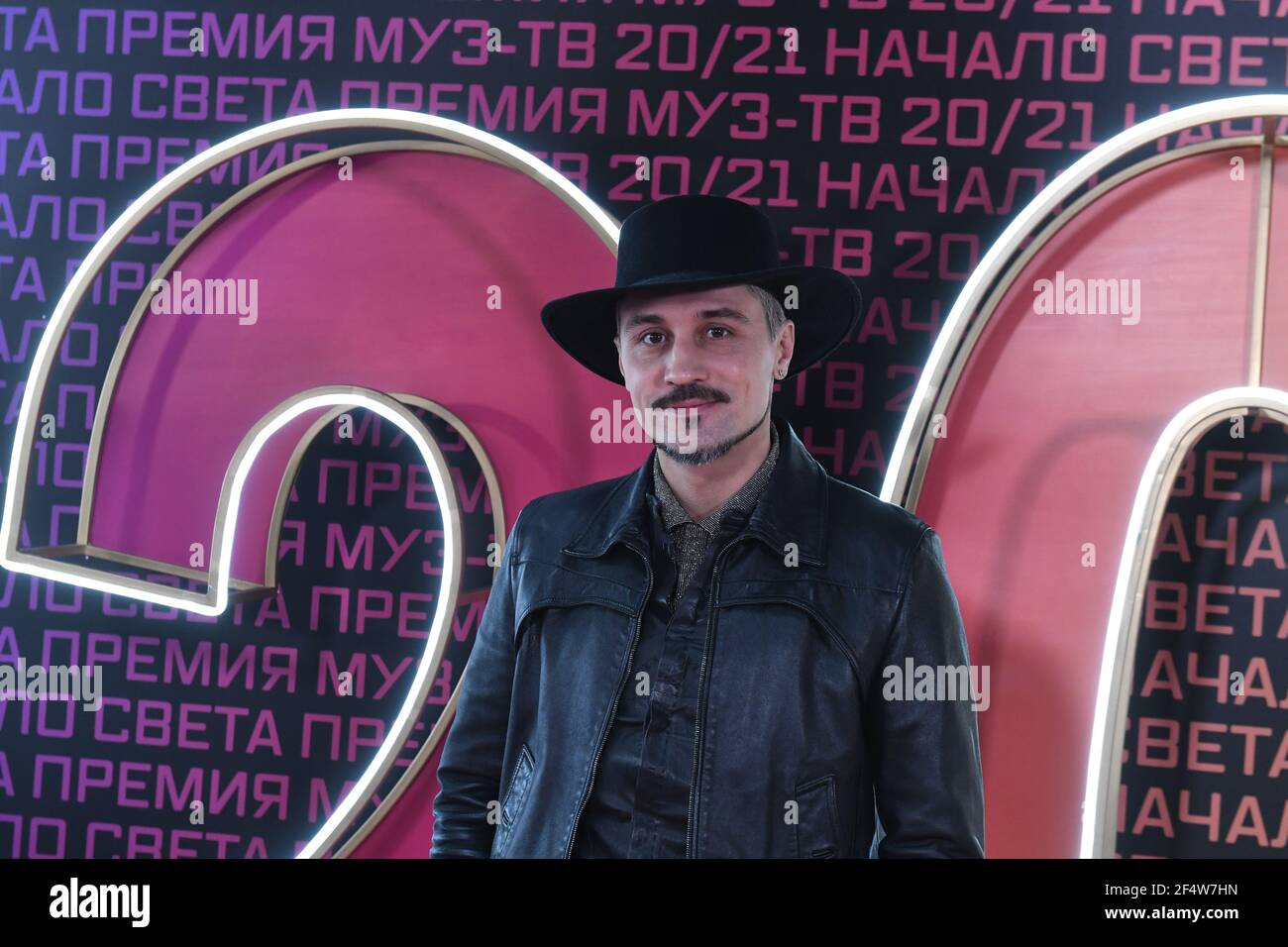 March 22, 2021. - Russia, Moscow. - 2020/21 Muz-TV Music Awards press ...