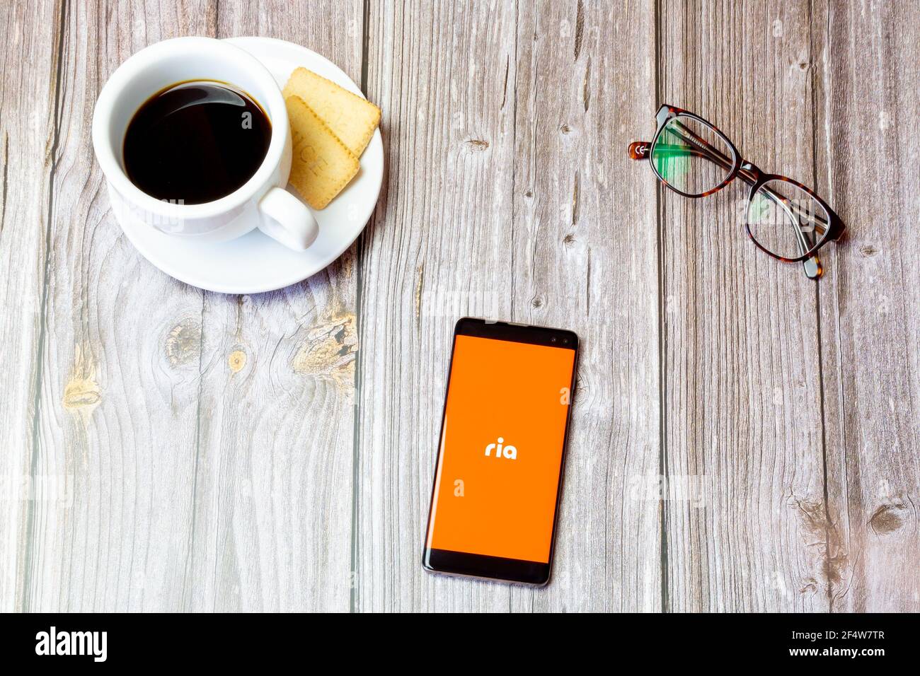 Ria mobile app hi-res stock photography and images - Alamy