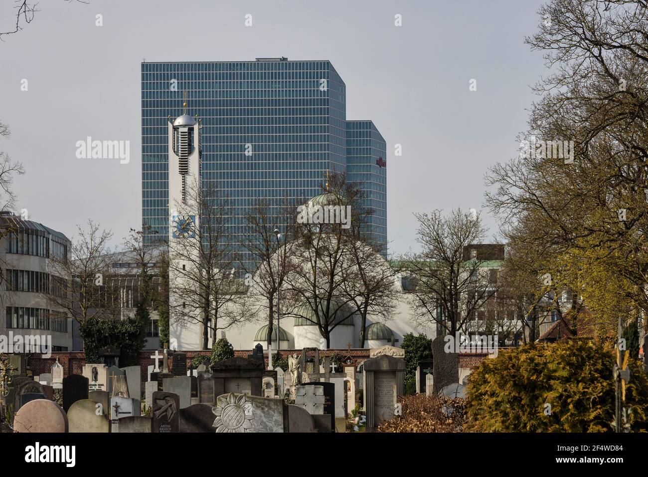 The Nordfriedhof, Northern Cemetery, with 34,000 burial plots, is one ...
