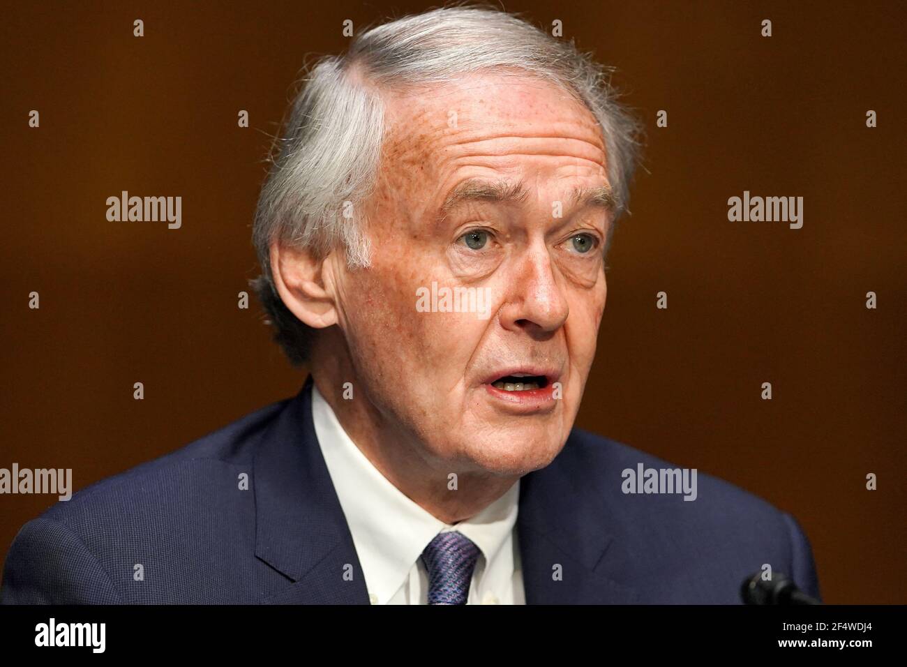 Washington, United States. 23rd Mar, 2021. Sen. Edward Markey (D-Mass ...