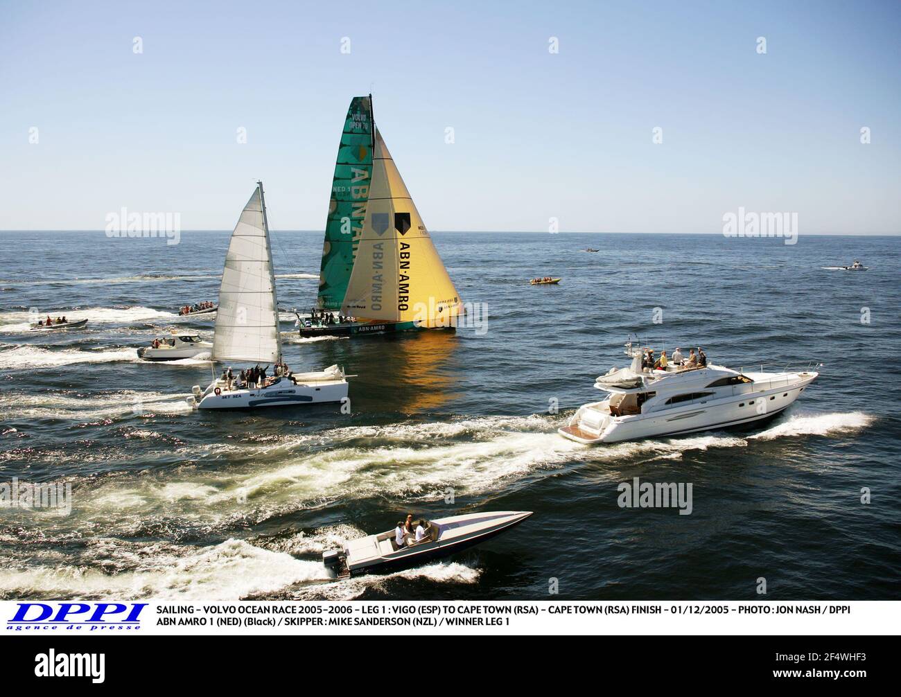SAILING - VOLVO OCEAN RACE 2005-2006 - LEG 1 : VIGO (ESP) TO CAPE TOWN ...