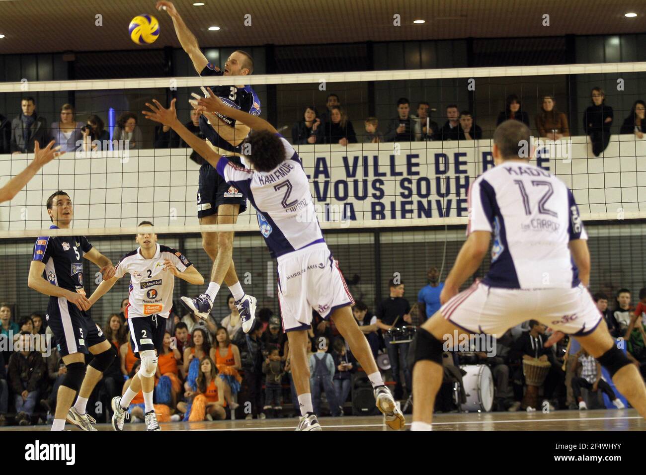 VOLLEYBALL - FRENCH CHAMPIONSHIP PRO A 2010-2011 - NANTES (FRA) - 19/02 ...