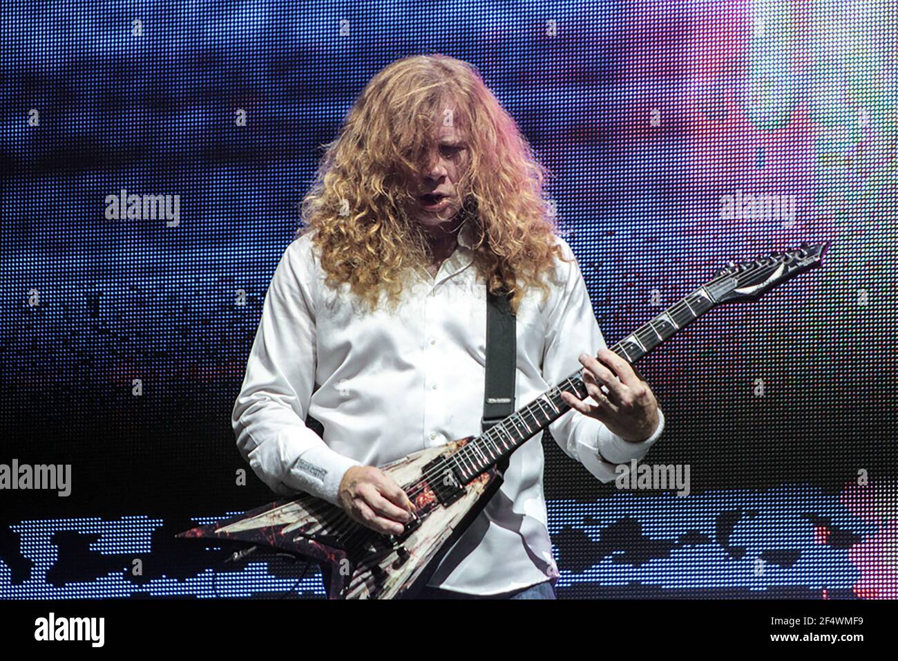 RIO DE JANEIRO 13.10.2013: Dave Mustaine and Megadeth perfoms before ...