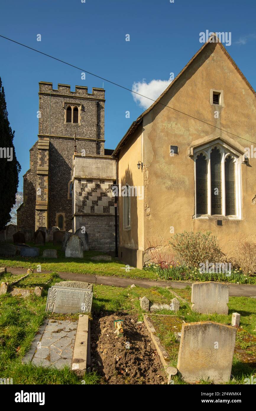 Church of Saint John the Baptist, Layhams Road, West Wickham Stock ...