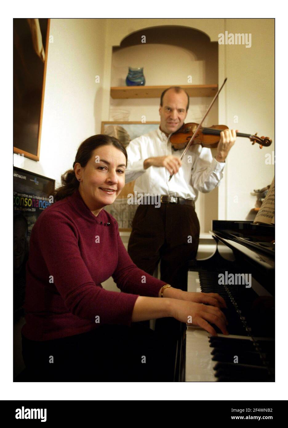 Jessica Duchen, music journalist and author with her husband Thomas ...