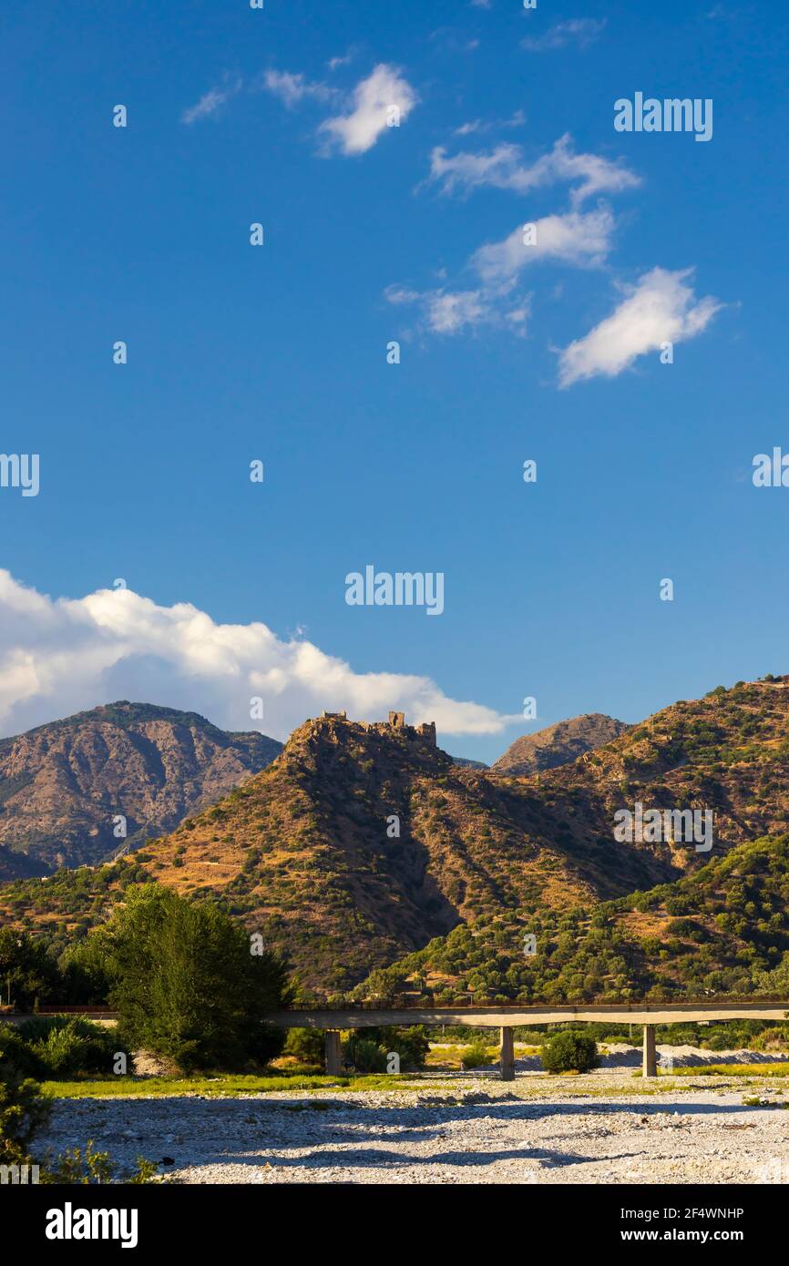 Castello Ruffo di Amendolea runs near Condofuri, Calabria region, Italy ...