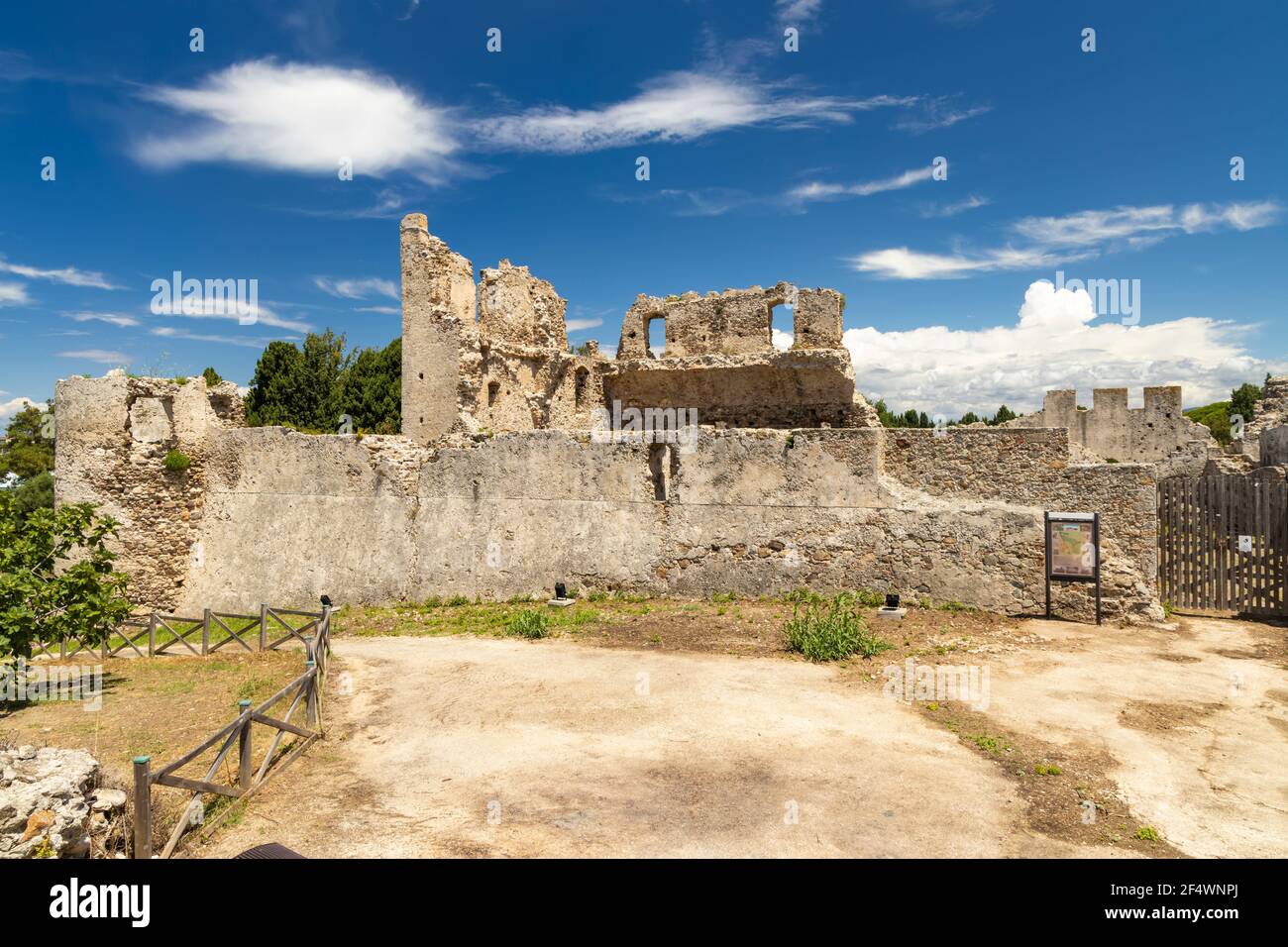 Castello di Bivona, Province of Vibo Valentia, Calabria, Italy Stock ...