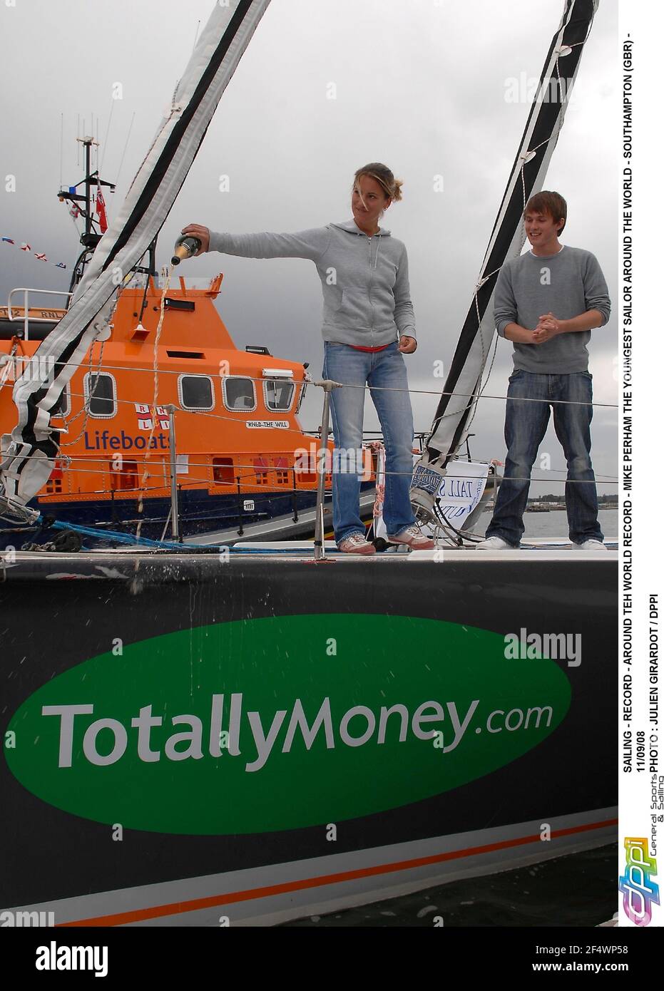 SAILING - RECORD - AROUND TEH WORLD RECORD - MIKE PERHAM THE YOUNGEST ...