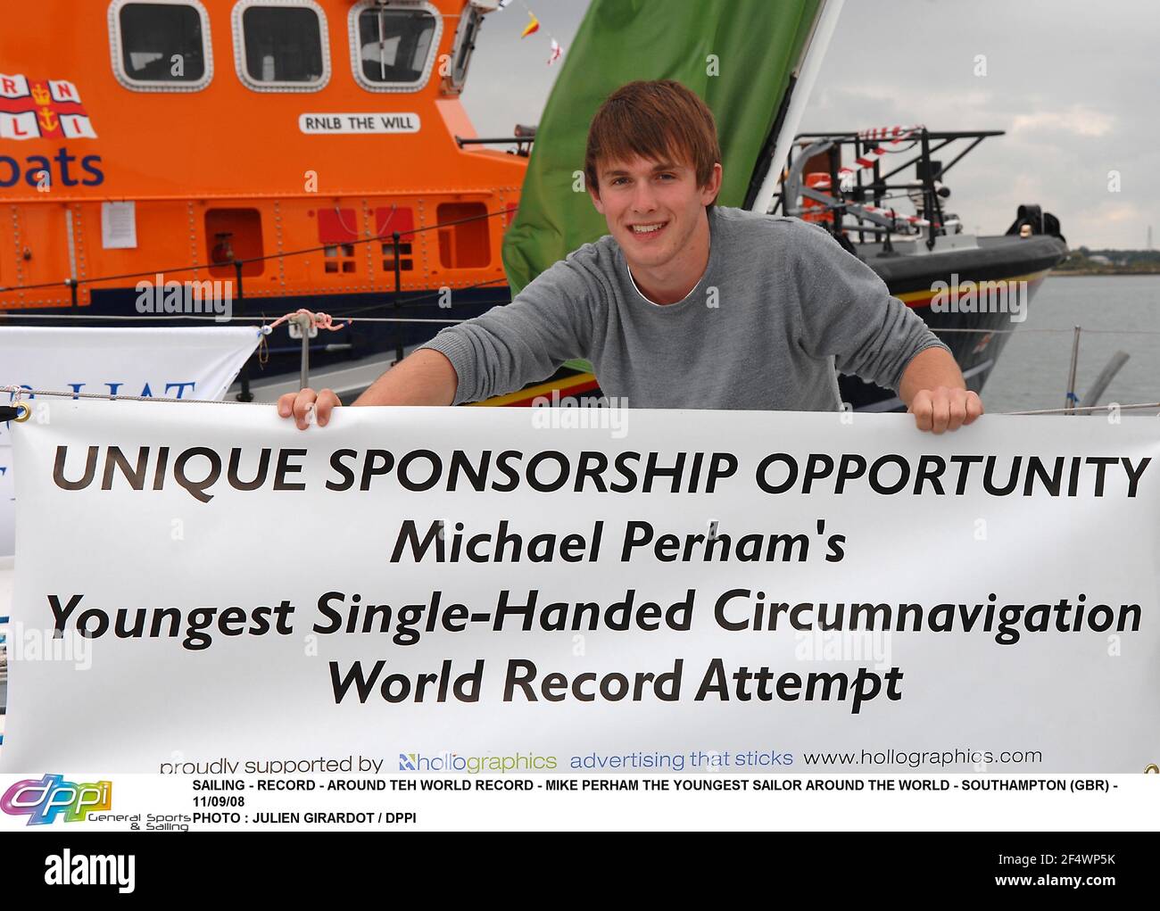 SAILING - RECORD - AROUND TEH WORLD RECORD - MIKE PERHAM THE YOUNGEST ...