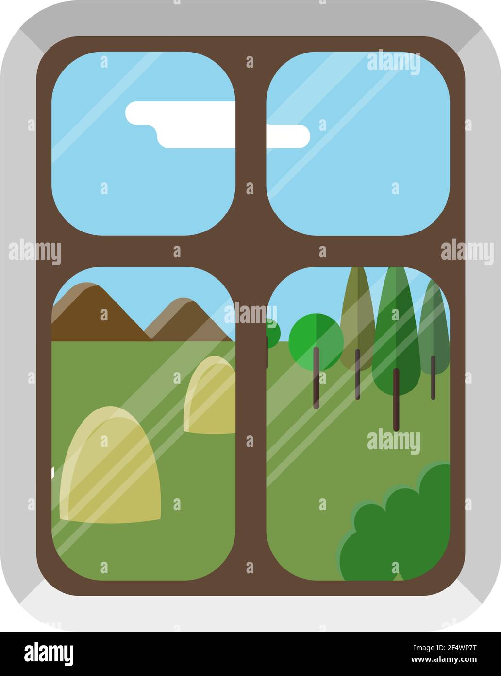 House with view Cut Out Stock Images & Pictures - Alamy