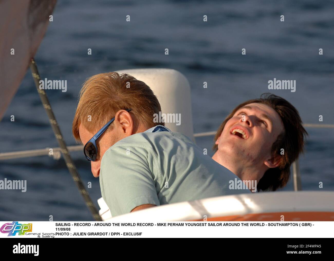 SAILING - RECORD - AROUND THE WORLD RECORD - MIKE PERHAM YOUNGEST ...